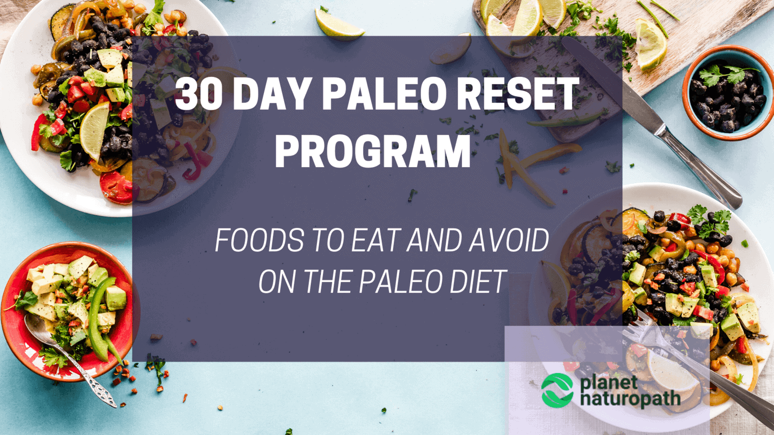 30 Day Paleo Reset Program - Planet Naturopath